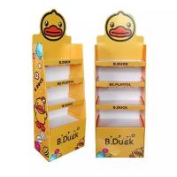 China Cartoon Design Cardboard Corrugated Shelf Display Supermarket Retail For Toys for sale