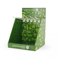 China Table Top Custom Cardboard Countertop Display Corrugated With Peg Hooks for sale