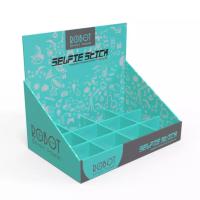 China Paper PDQ Box Cardboard Countertop Displays For Retail Store for sale