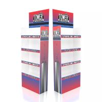China Supermarket Retail Cardboard Shelf Display , POP Floor Display For Water Soda for sale