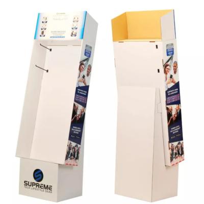China Supermarket Retail Cardboard Hook Display For Phone Accessories for sale