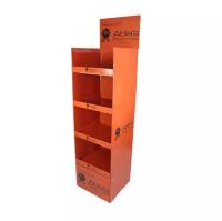 China Customized Corrugated Cardboard Floor Display Stand Retail Supermarket POP for sale