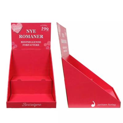 China Customized Cardboard Counter Display Stand , Retail Corrugated PDQ Display Box for sale