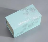 China CMYK 4 Color Present Gift Magnetic Lock Boxes Gold Foiling for sale