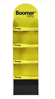 China Folding Point Of Sale Cardboard Displays Stands 4C Printing for sale
