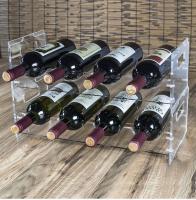 China LANGYI Custom Countertop Acrylic Wine Display Stand For Supermaket for sale