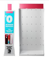 China Advertising CMYK Cardboard Hook Display for sale