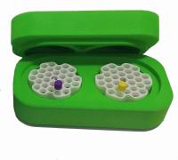 China Sdowbio Cat#8657060 Alcohol Free Cell Freezing Container For 60x1ml or 2ml Cryo Vial for sale