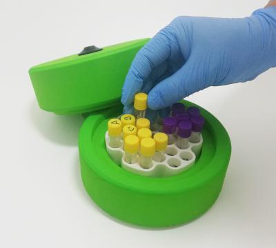 China 30x1ml / 2ml Cryogenic Vials Freezing Container For Biopharmaceutical Lab Experiment for sale