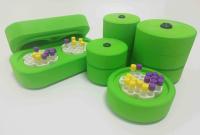 China Cellhome 12 Cell Freezing Container For 12x1ml / 2ml Cryogenic Vials Cat 8657012 for sale