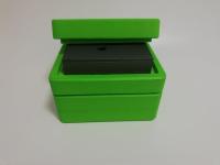 China Flood Fluid Sample Cool Box Containers Green Color Foam Insulation Portable Delivery Container for sale