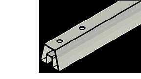 China 10e6-10e9 Electronic Components ESD Tube Clear Plastic Shipping for sale