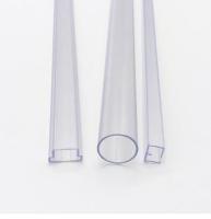 China Square PVC Anti Static Tube , Electronic Components Plastic Shipping Tubes for sale