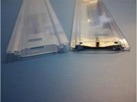 China Clear Color PVC / PC ESD Anti Static Tubes For Packaging IC SMT for sale