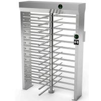 China Cross Rotary Safety 304 Stainless Steel Turnstile Fingerprint / QR Code for sale