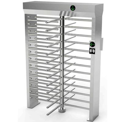 China Cross Rotary Safety 304 Stainless Steel Turnstile Fingerprint / QR Code for sale