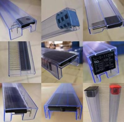 China Clear Soft PVC Plastic IC Packing Tube Shipping Tubing Anti Static for sale