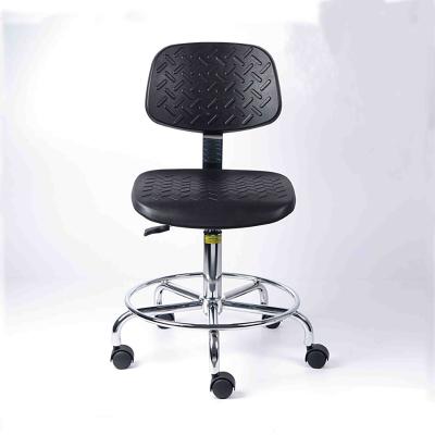 China Premium Pu Leather ESD Lab Stool with High-Density Foam for sale