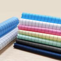 China 5mm stripe antistatic fabric, 150 meters per roll, static protection textile for industrial cleanrooms. for sale