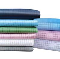China Cleanroom Workwear ESD Dust-proof Fabric, Anti-static, Twill Weave for sale