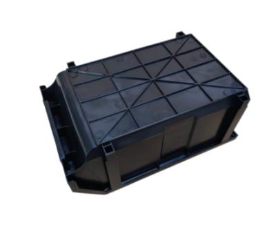 China Stackable ESD Parts Box, ESD Plastic Container for Electronic Logistics for sale