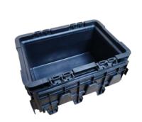 China High-performance ESD Flip-Top Storage Container for Cleanroom Workshop for sale