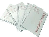 China Dust - proof and anti - static A5 spiral - bound notebooks with dust - free paper inner pages are suitable for use in laboratorie for sale