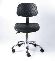 China BIFMA PU Leather ESD Stool Chair 400*400mm Ergonomic Lab Chair for sale