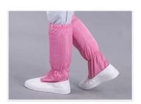 China Antistatic Long Leg Boots Clean Room Shoes Pu Leather Size 35-50 for sale