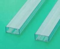 China Light Duty Ic Plastic Packaging Tube Rectangular ROHS approval for sale