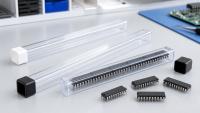 China Clear Soft PVC Antistatic IC Tube for DIP Chip Packaging for sale