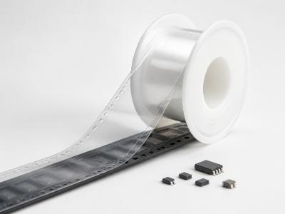China High-Performance Transparent ESD Antistatic Cover Tape for Embossed Carrier Tape and SMD Electronic Component Packaging for sale