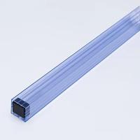 China Transparent ESD PVC Square IC Packaging Tubes Custom Size for Component Storage for sale