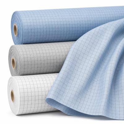 China Cleanroom ESD Twill Fabric 110g/m² 10E5-10E9 Ohm for Anti-Static Workwear for sale