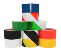 China Clean Room ESD Products Ground Warning Esd PVC Floor Marking Tape Yellow Black for sale