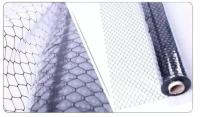 China Esd Static Control Products Antistatic Vinyl Pvc Grid Honevcomb Mesh Curtains for sale