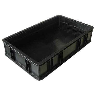 China Black storage Esd Safe Divider Boxes E6 Ohms Anti Static Plastic For Industrial for sale
