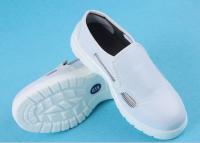 China White Side-Open 4-Mesh Breathable ESD Safety Shoes - PU & Canvas, Anti-Static & Anti-Collision, Size 34-46 for sale