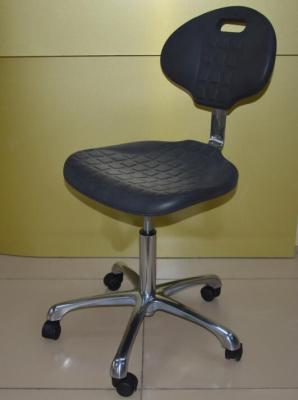 China Ergonomic ESD Stool Chair Anti Static Black Conductive For Office for sale