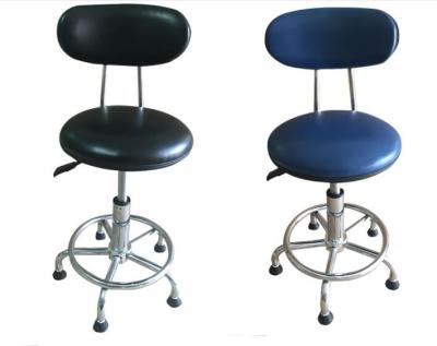 China Laboratory Anti Static Office Chair , PU Work Stool With Wheels for sale