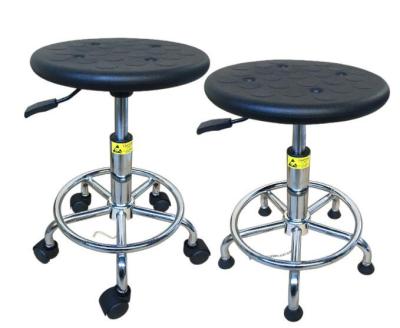China Laboratory Cleanroom ESD Stool Chair 33.5cm Seat Height Control for sale
