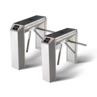 China Bridge-Type ESD Turnstile - 304 Stainless Steel, Octagonal Three-Roll Vertical Tripod for Access Control for sale