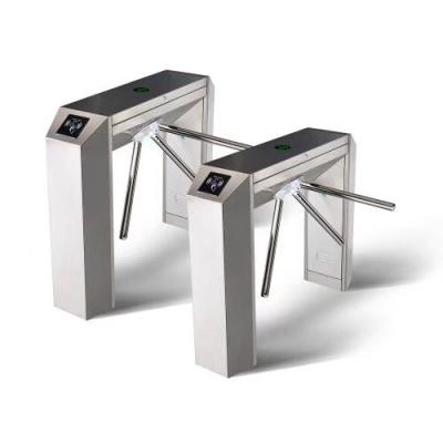 China Bridge-Type ESD Turnstile - 304 Stainless Steel, Octagonal Three-Roll Vertical Tripod for Access Control for sale