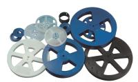 China Smd Carrier Tape And Reel Packaging Blue / Black PS Material for sale