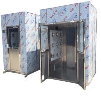 China 1400*1400*2100mm Stainless Steel Air Shower with Electronically Interlocked Door for sale