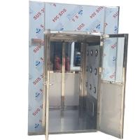 China 2 Person 2 Sides Stainless Steel Air Shower Cabin with Automatic Door and 3000W Power for sale