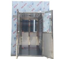 China 2 Person 2 Sides Stainless Steel Air Shower Cabin with Automatic Door and 3000W Power for sale