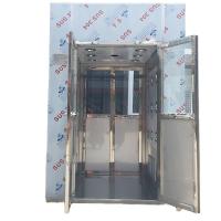 China 2 Person 2 Sides Stainless Steel Air Shower Cabin with Automatic Door and 3000W Power for sale