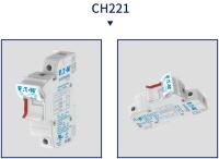 China CH221DU Series Bussmann Modular Fuse Holder 22x58cm 1000VDC for sale