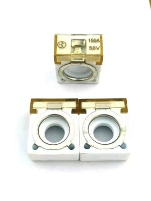 China Yacht Crane Battery Protection Ceramic Automotive Fuses Special Base 58V 200A for sale